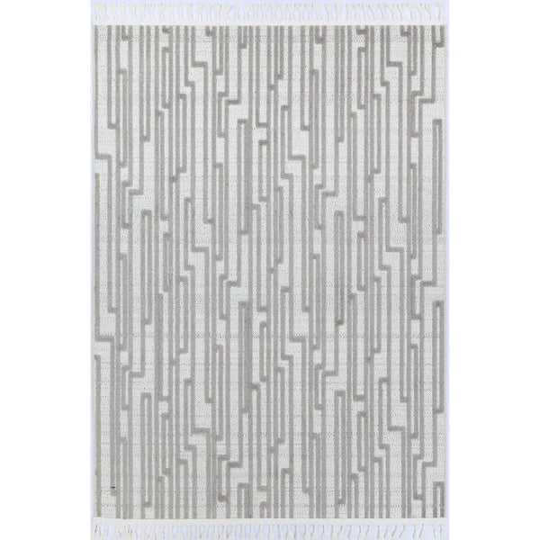 Aegean Cream Grey Matrix Rug – DecoRug