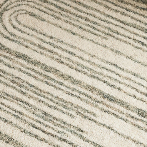 Brighton Ivory and Beige Wool Rug: Modern Minimalist Design – DecoRug