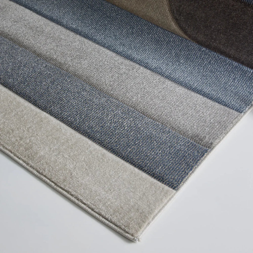 Wilson Multi Blue Floor Rug - DecoRug